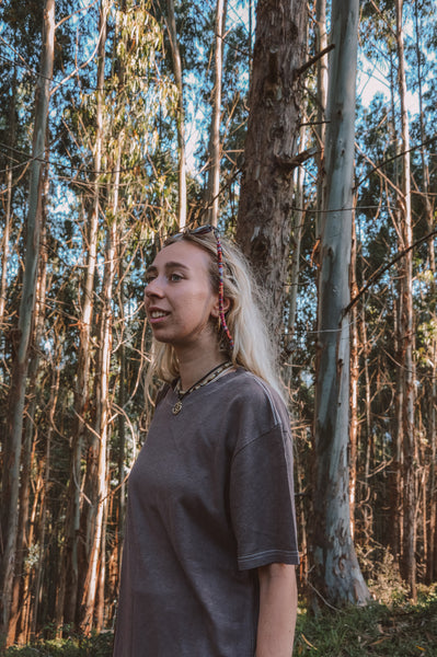 Ash Brown Hemp T-shirt – ornament-hemp